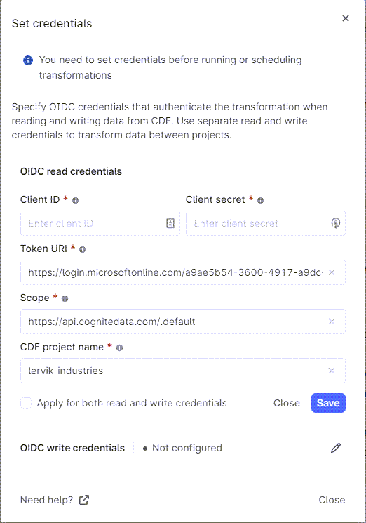 Transform data | Cognite Documentation